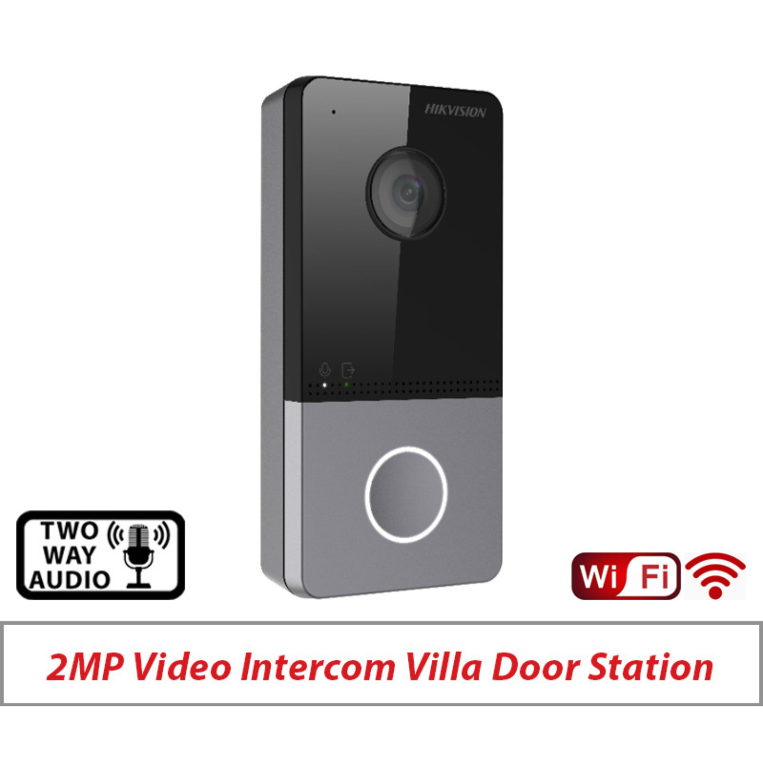 Hikvision Doorbell Video Intercom Door Station Easy Install Kit – BCE Direct