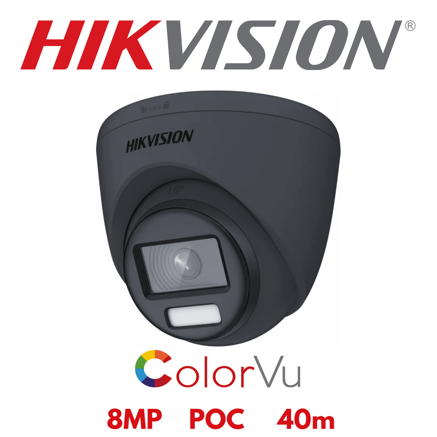 Hikvision 8MP 4K ColorVu CCTV Kit | 24/7 Full-Color Surveillance | 4x ...