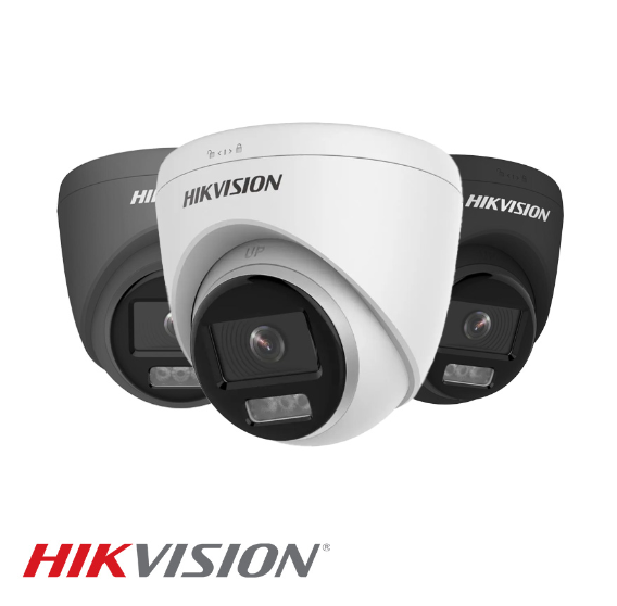 5mp 4ch Hikvision ColorVu Smart Hybrid System 2x 24hr Colour POC DVR C ...
