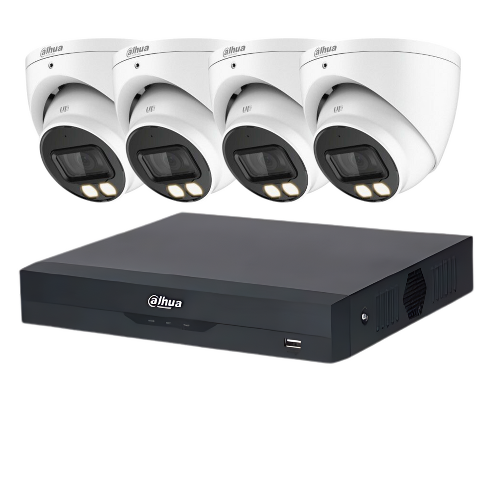 Dahua 8MP 4K Full-Colour CCTV Kit | 24/7 Full-Colour Surveillance with ...