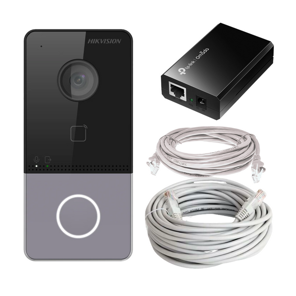 Hikvision Doorbell Video Intercom Door Station Easy Install Kit (Basic – BCE Direct CCTV ...