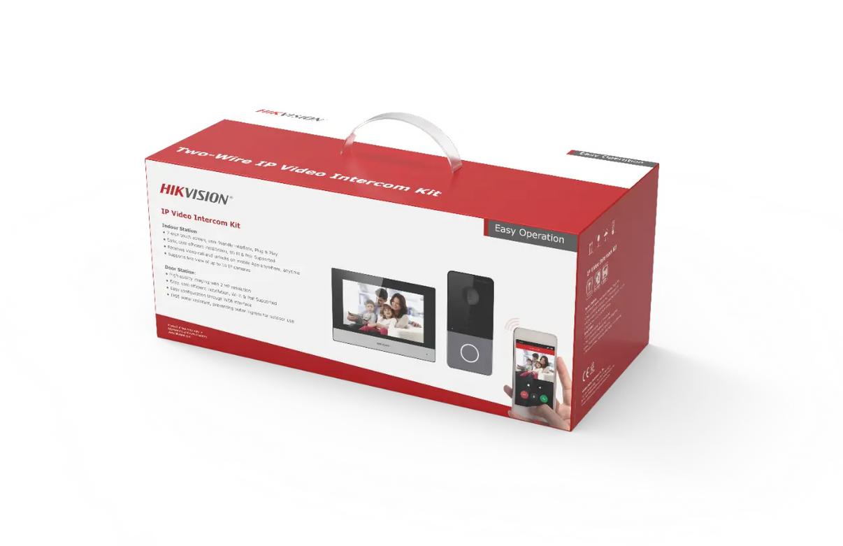 Hikvision Doorbell Video Intercom Kit – Villa Door Station Bundle DS-K ...