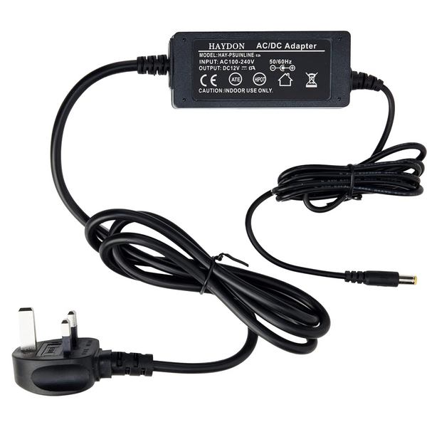 12V 5A In-Line Power Supply Unit (2.1mm) | High-Capacity PSU for CCTV ...