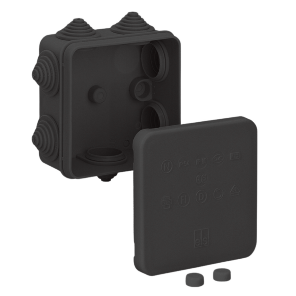 CCTV Junction Box, Outdoor Weatherproof IP55 Terminal Box Black – BCE ...